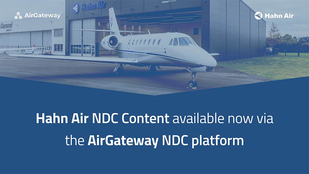 Hahn air NDC Content now available through NDC platform - AirGateway